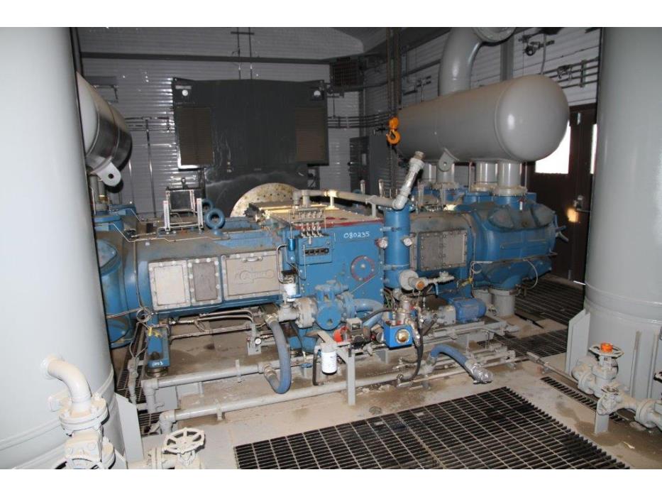 3,000hp TECO Westinghouse ANCK-S2 Ariel JGC-4 Reciprocating Compressor ...