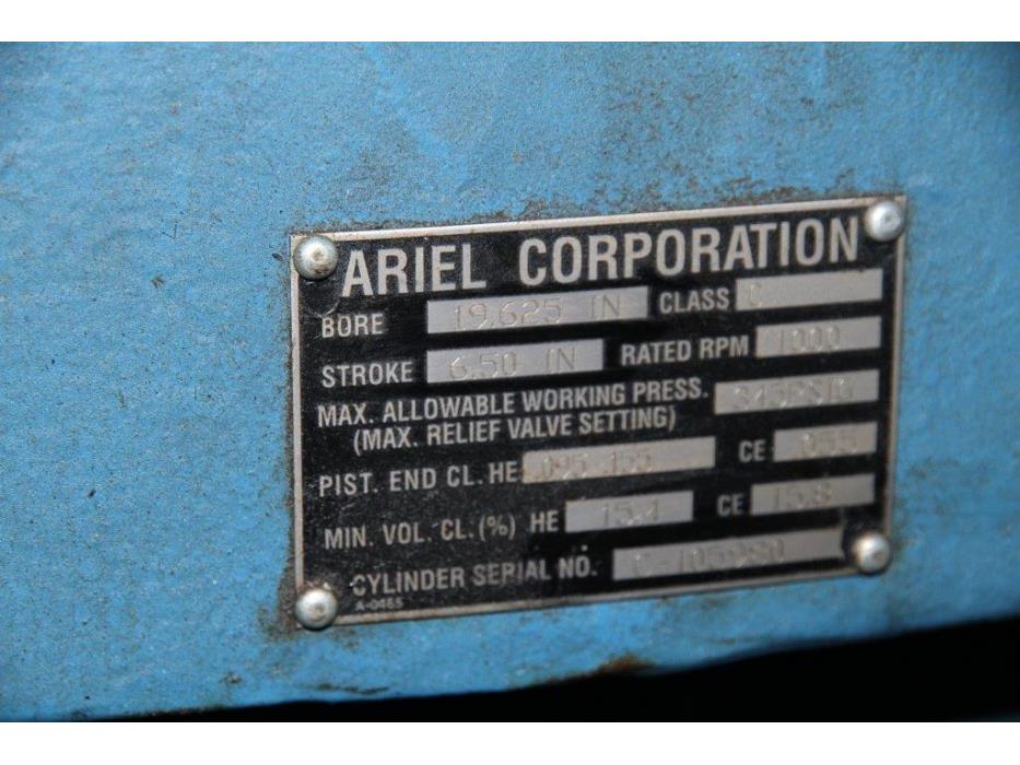 3,000hp TECO Westinghouse ANCK-S2 Ariel JGC-4 Reciprocating Compressor ...